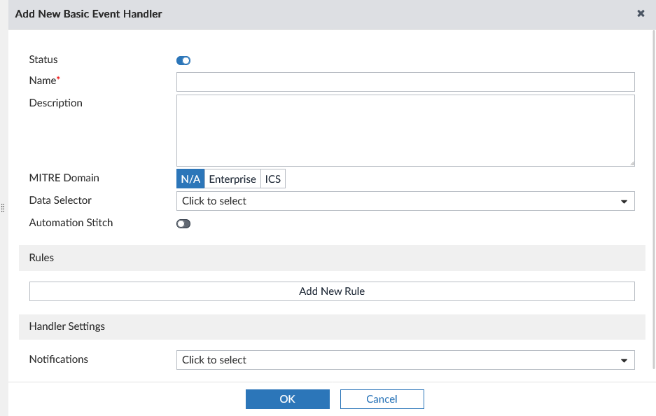 Creating a custom event handler | FortiAnalyzer 7.4.1 | Fortinet Document Library